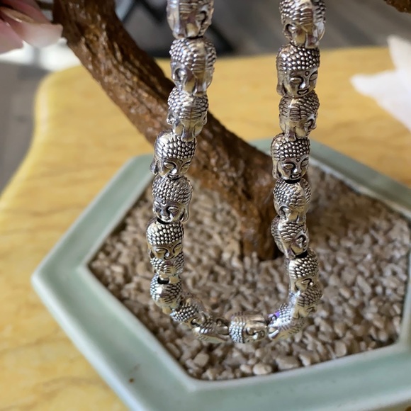 Vintage | Jewelry | Vintage Boddah Heads Necklace | Poshmark